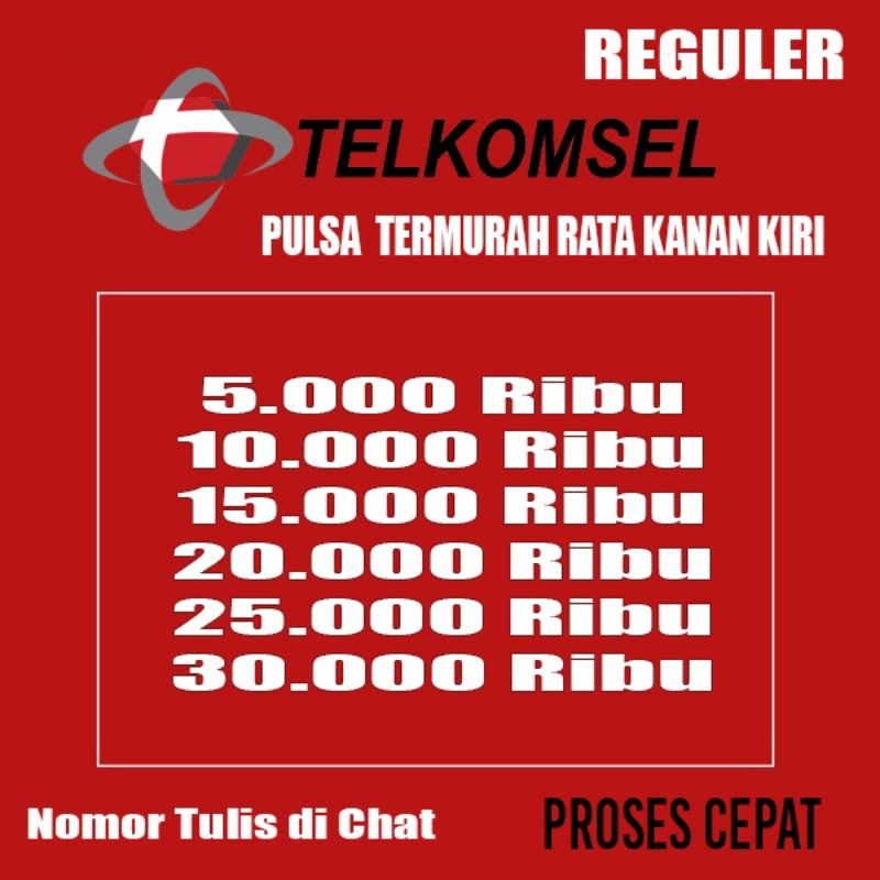 Jual Buka 24 Jam Selama Online Pulsa Telkomsel Reguler 5k 10k 15k 20k | Shopee Indonesia