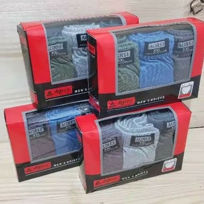 Jual Sempak Agree kotak (3pcs) | Shopee Indonesia