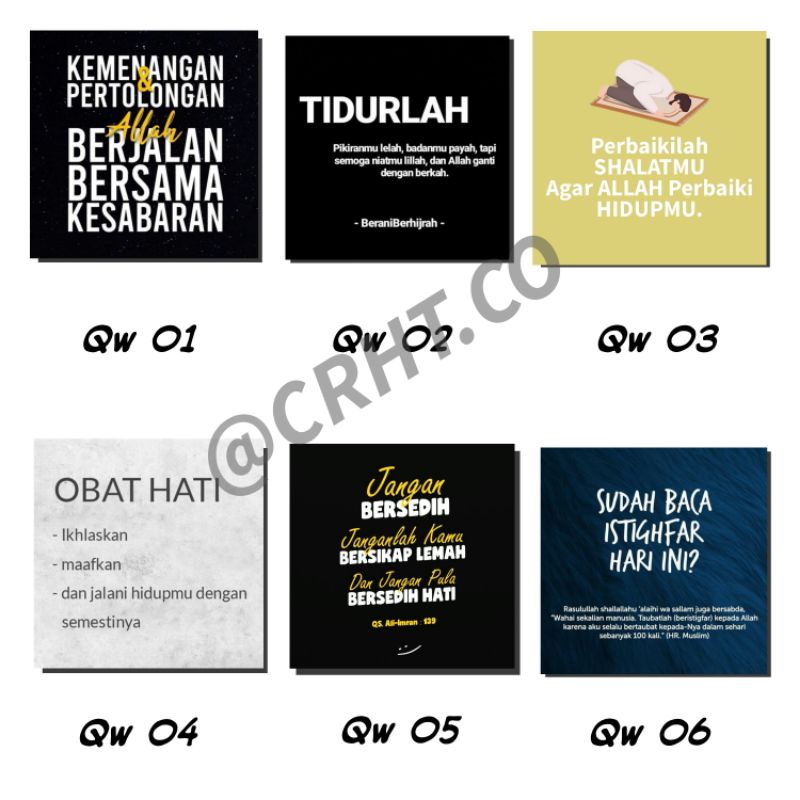 Jual Walldecoration|Size 20x20|Wallpaper|Hiasan Dinding|Kata kata ...
