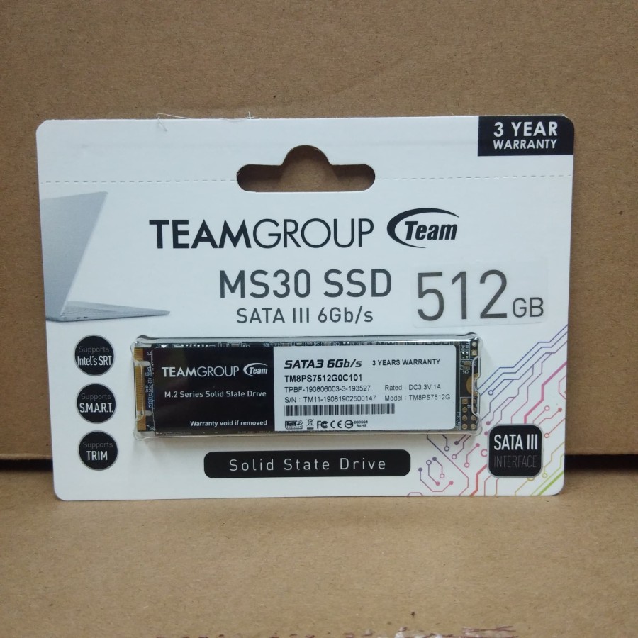 Jual SSD 512GB TEAMGROP Team Group MS30 M.2 SATA3 STORAGE EKSTERNAL ...