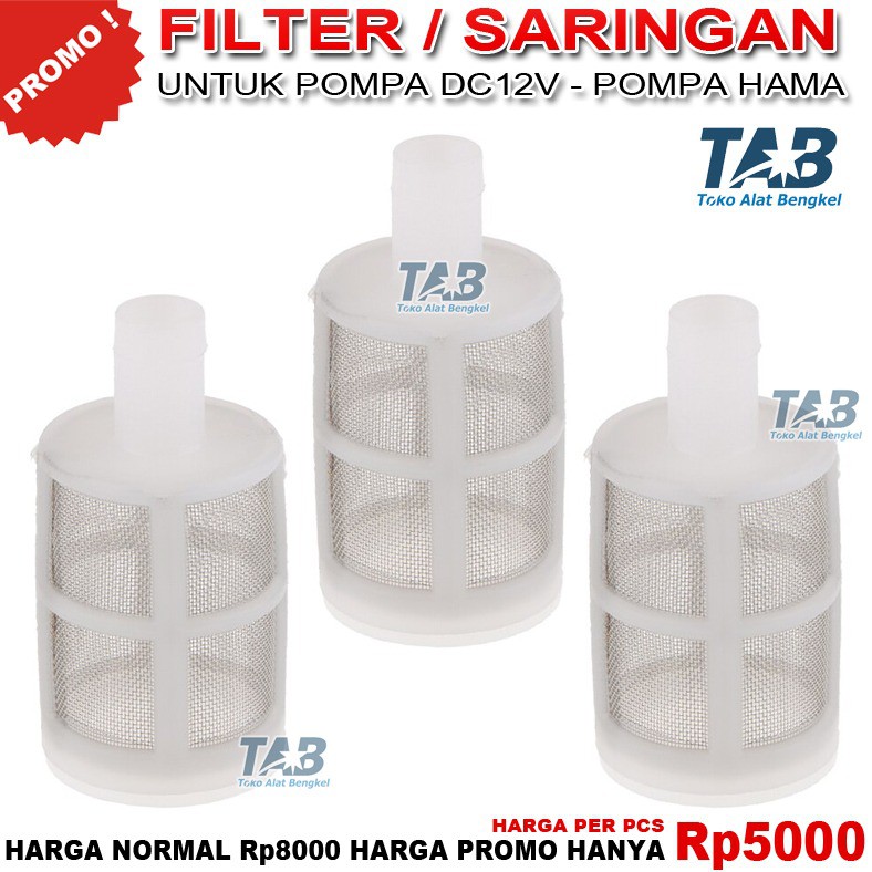 Jual Filter Selang Air Input Pompa DC12V Pompa Air Portable Doorsmeer ...