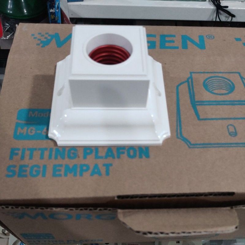 Jual FITTING PLAFON SEGI EMPAT MORGEN | Shopee Indonesia