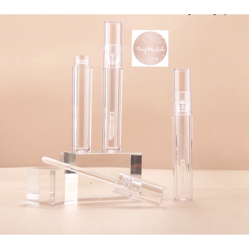 Jual 4ml/5ml Botol Kosong Lip Gloss Bening Jernih/lip cream/travel ...
