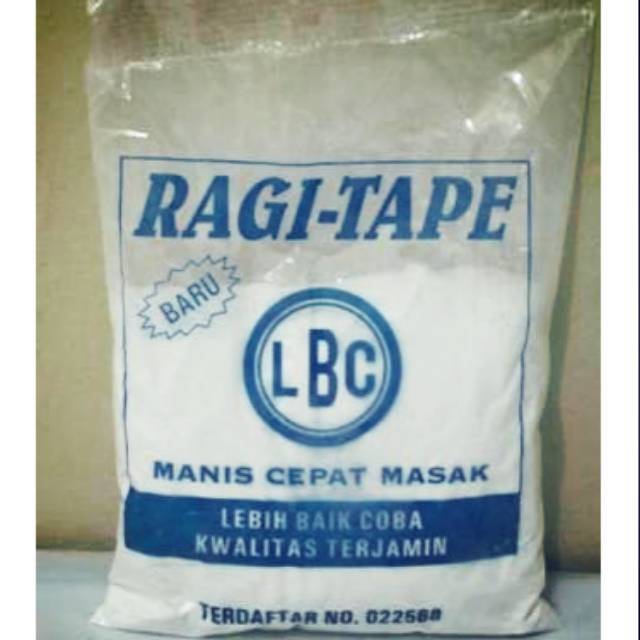Jual Ragi tape "LBC" 1kg, khas kampung tape kenduruan (tape peyeum ...