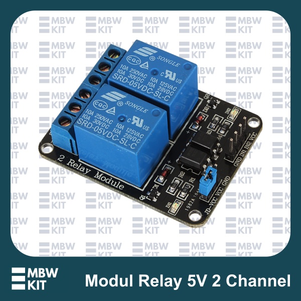 Jual Modul Relay 5V 2 Channel Relay Module 2CH Low Level Trigger ...