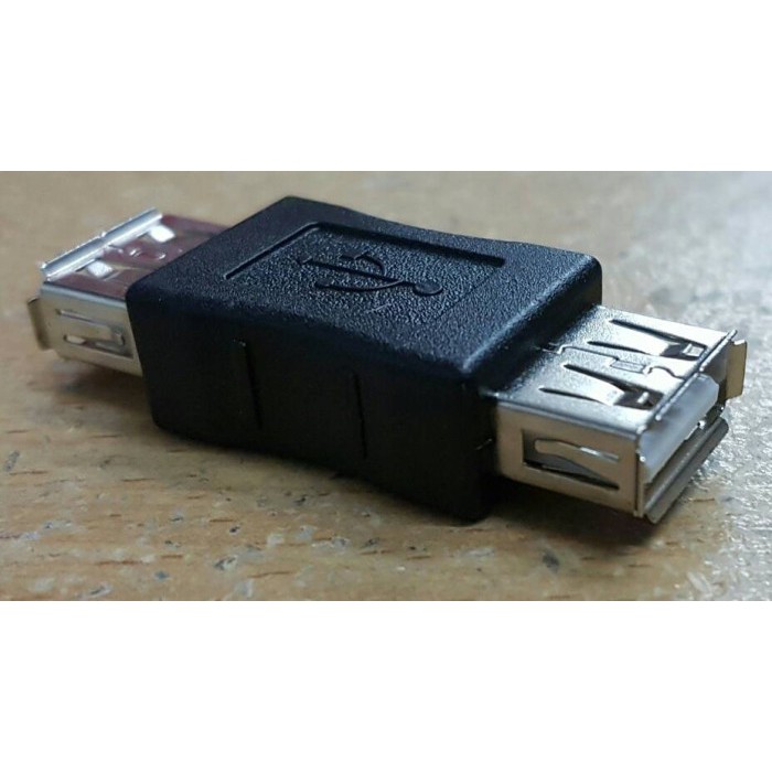 Jual CONNECTOR GENDER USB FEMALE TO FEMALE | Shopee Indonesia