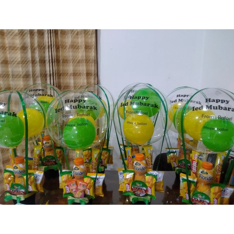 Jual Mini Buket Balon TERMASUK ISI SNACK(BANDUNG AREA PAKAI INSTAN ...