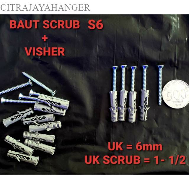 Jual BAUT SKRUP + VISHER S6 | Shopee Indonesia