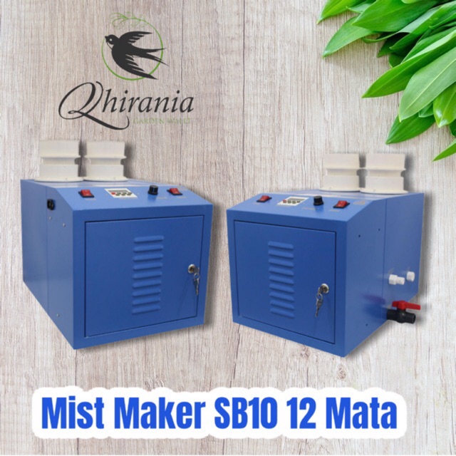 Jual Mist Maker 12 Mata Mesin Kabut Walet Adaptor Waterproff / Mesin ...