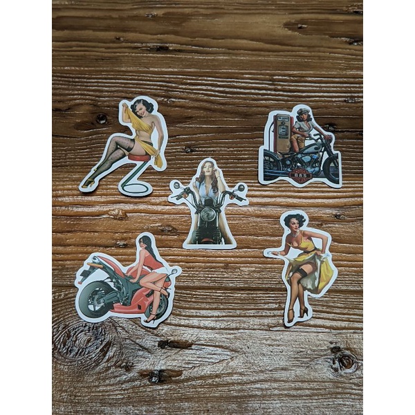 Jual Stiker Pin Up Girl Sexy Eropa Style Stiker Sexy Girl Stiker Vespa Motor Retro Stiker Lucu