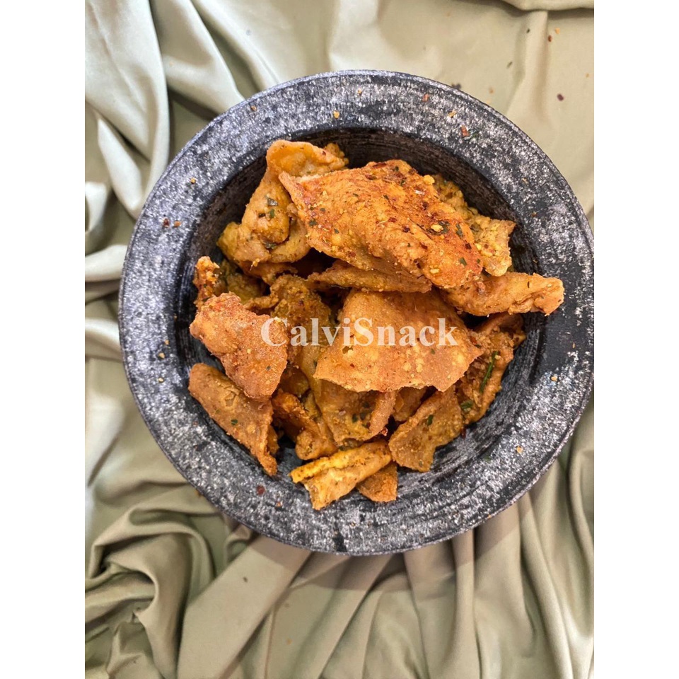 Jual KULIT AYAM KRISPI | KULIT AYAM KRISPI BUMBU BASAH| CEMILAN KRIUK ...