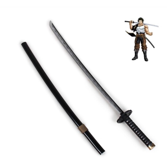 Jual PEDANG ANIME BLACK CLOVER CAPTAIN YAMI COSPLAY SWORD PDS | Shopee ...