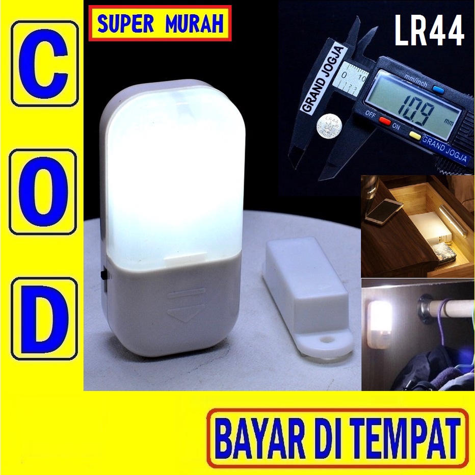 Jual 23D LAMPU SENSOR LEMARI Led Almari Laci Kamar Tidur Otomatis ...