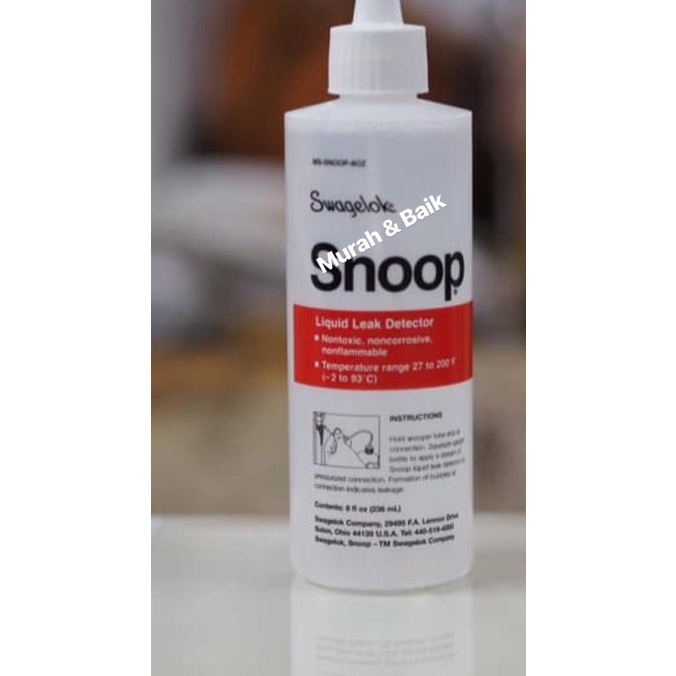 Jual Snoop Leak Detector/ Snoop Liquid Leak Detector Snoop ( 236 Ml ...