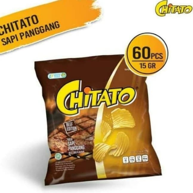 Jual (PER DUS) Ciki Chiki Citato Chitato Sapi Panggang 15 GR 1 DUS ...