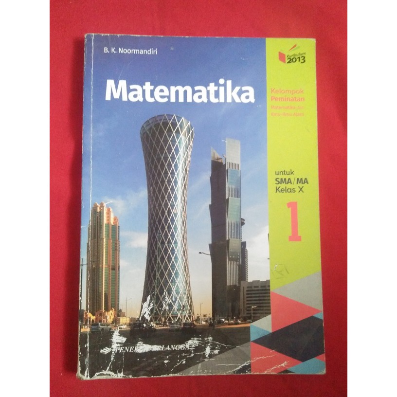 Jual Buku Matematika Kelompok Peminatan 1 untuk SMA/MA kelas X Penerbit Erlangga | Shopee Indonesia