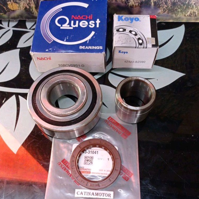 Jual BEARING SET + SEAL RODA BELAKANG GRANDMAX LUXIO(1 SET 1 RODA) | Shopee Indonesia