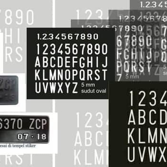 Jual Sticker Plat nomor Motor | Shopee Indonesia
