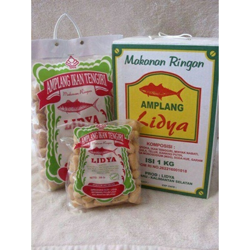 Jual Amplang Ikan Tenggiri Lidya 1 Box 1 Kg Khas Kalimantan | Shopee ...