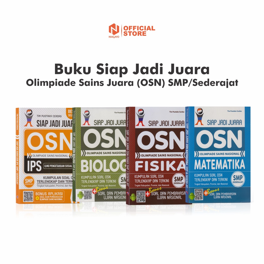 Jual Buku Olimpiade SMP MTs OSN Siap Jadi Juara Matematika Biologi Fisika Dan IPS SMP | Shopee ...