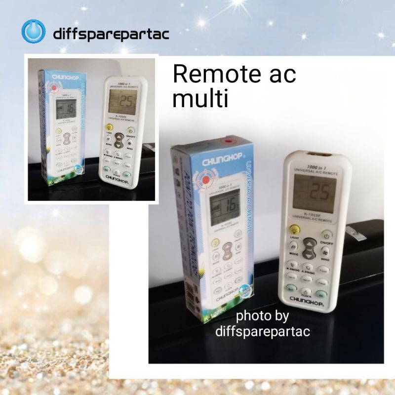 Jual Remote Ac multi chunghop k1028 | Shopee Indonesia