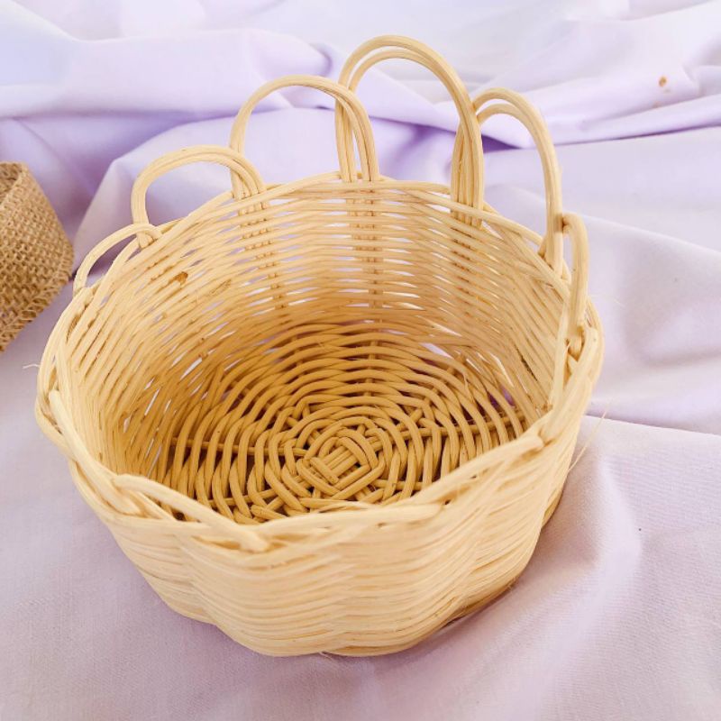 Jual Tempat Permen / Keranjang Multifungsi /Keranjang Rotan Serbaguna ...