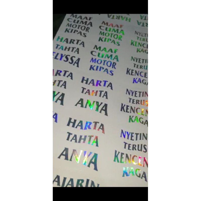 Jual cutting stiker suka2 sesuai permintaan | Shopee Indonesia