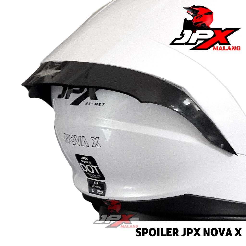 Jual SPOILER HELM JPX NOVA X TEBAL 3MM | Shopee Indonesia