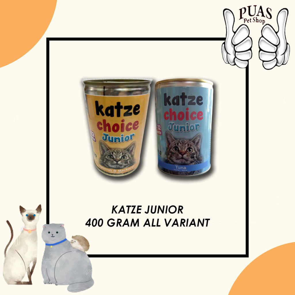 Jual Katze Junior 400gr ( makanan basah untuk kitten ) | Shopee Indonesia