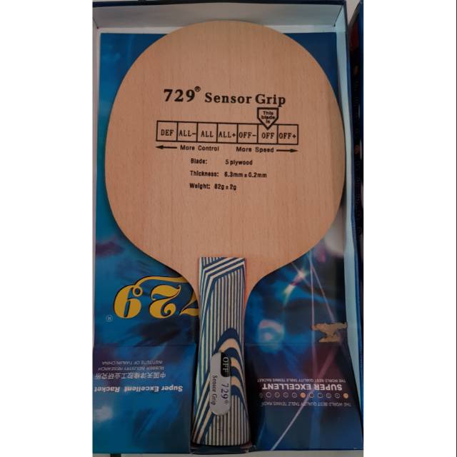 Jual Kayu Bet Ping Pong 729 Sensor Grip | Shopee Indonesia