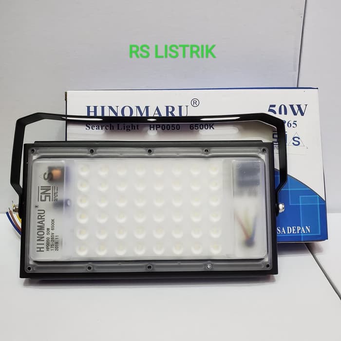 Jual Lampu sorot led-flood light hinomaru 50w Kap floodlight 50 w | Shopee Indonesia