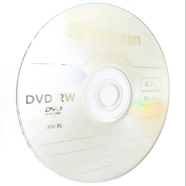 Jual DVD-RW / DVDRW Kosong Verbatim 4x | 4.7 GB (eceran) | Shopee Indonesia