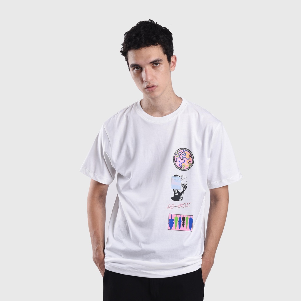 Jual Roughneck T262 1991 New Dimension White Tshirt | Shopee Indonesia