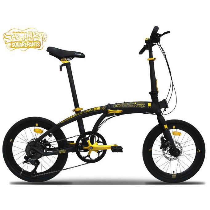 Jual MAXIMO Cyclo SpongeBob - Black-Gold Limited Edition | Shopee Indonesia