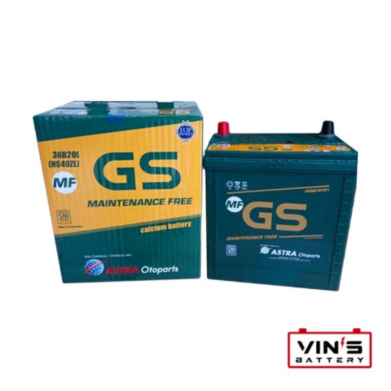 Jual Aki Mobil GS Astra MF NS40ZL 35 Ah Calya/Agya/City/Jazz/Brio/Mobilio/BRV/Ertiga | Shopee ...