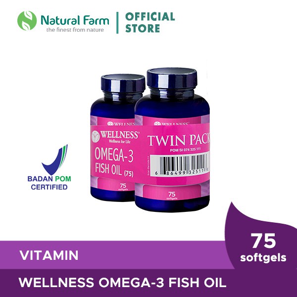 Jual Wellness Omega 3 Fish Oil - 75 Softgels [Banded] | Shopee Indonesia