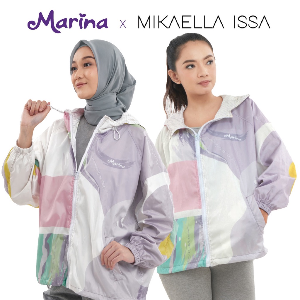 Jual JACKET PARACHUTE MARINA X MIKAELLA ISSA INTOXICATING | Shopee ...