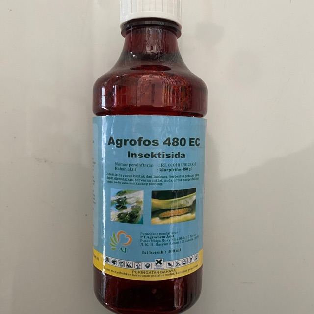 Jual AGROFOS 480 EC Insektisida 400ml | Shopee Indonesia