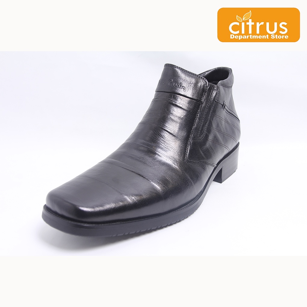 Jual Pierre Cardin 1204 Sepatu Semi Boot Pria Warna Black | Shopee ...