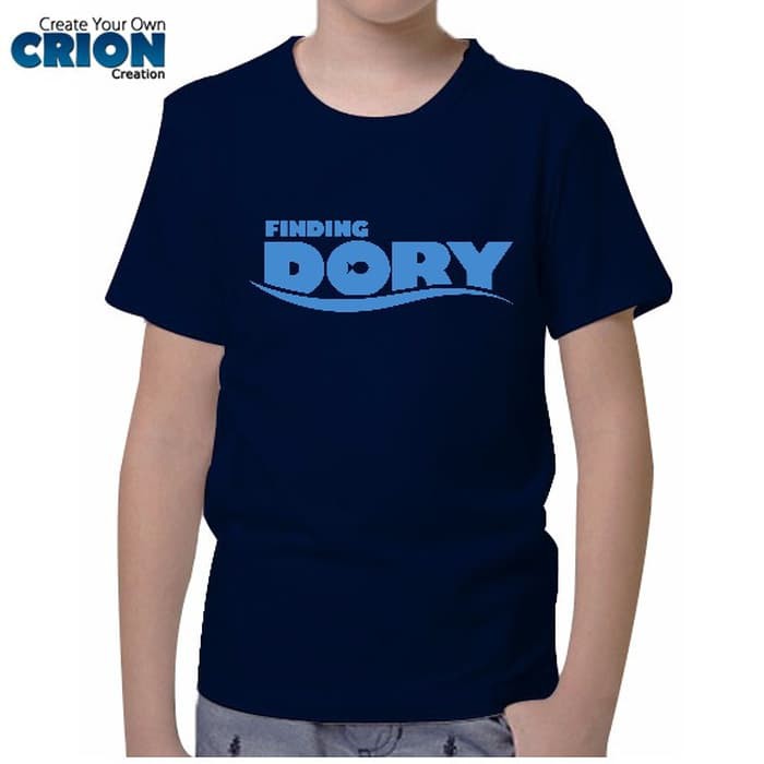 Jual Kaos Finding Dory - Finding Dory Logo - By Crion | Shopee Indonesia