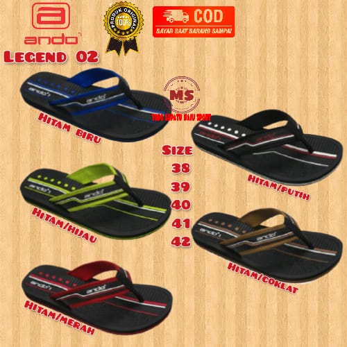 Jual ANDO LEGEND/SENDAL JEPIT ANDO ORIGINAL/ANDO TRACKING/ANDO VIRAL ...