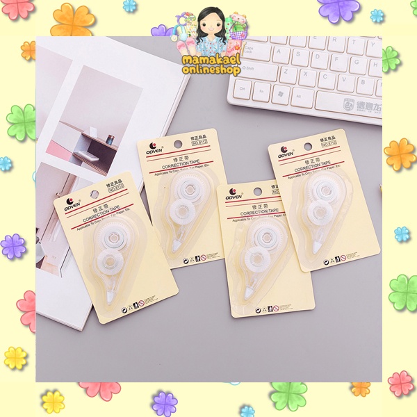 Jual Tip ex aesthetic white tip ex putih transparan correction tape ...
