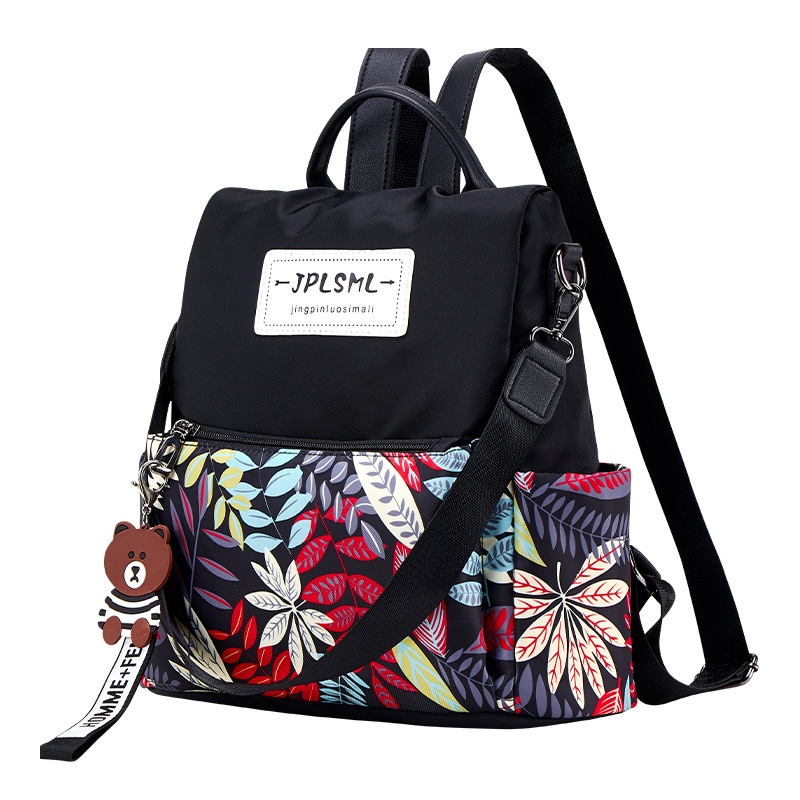 Jual TAS RANSEL WANITA KOREA HITAM ELAINE TA426B5 BACKPACK SEKOLAH ...