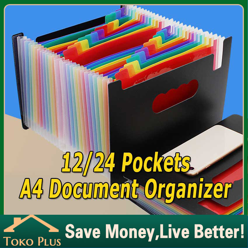 Jual Rainbow Map Plastik / Dokumen Keeper / Clear Holder A4 F4 / MAP ...