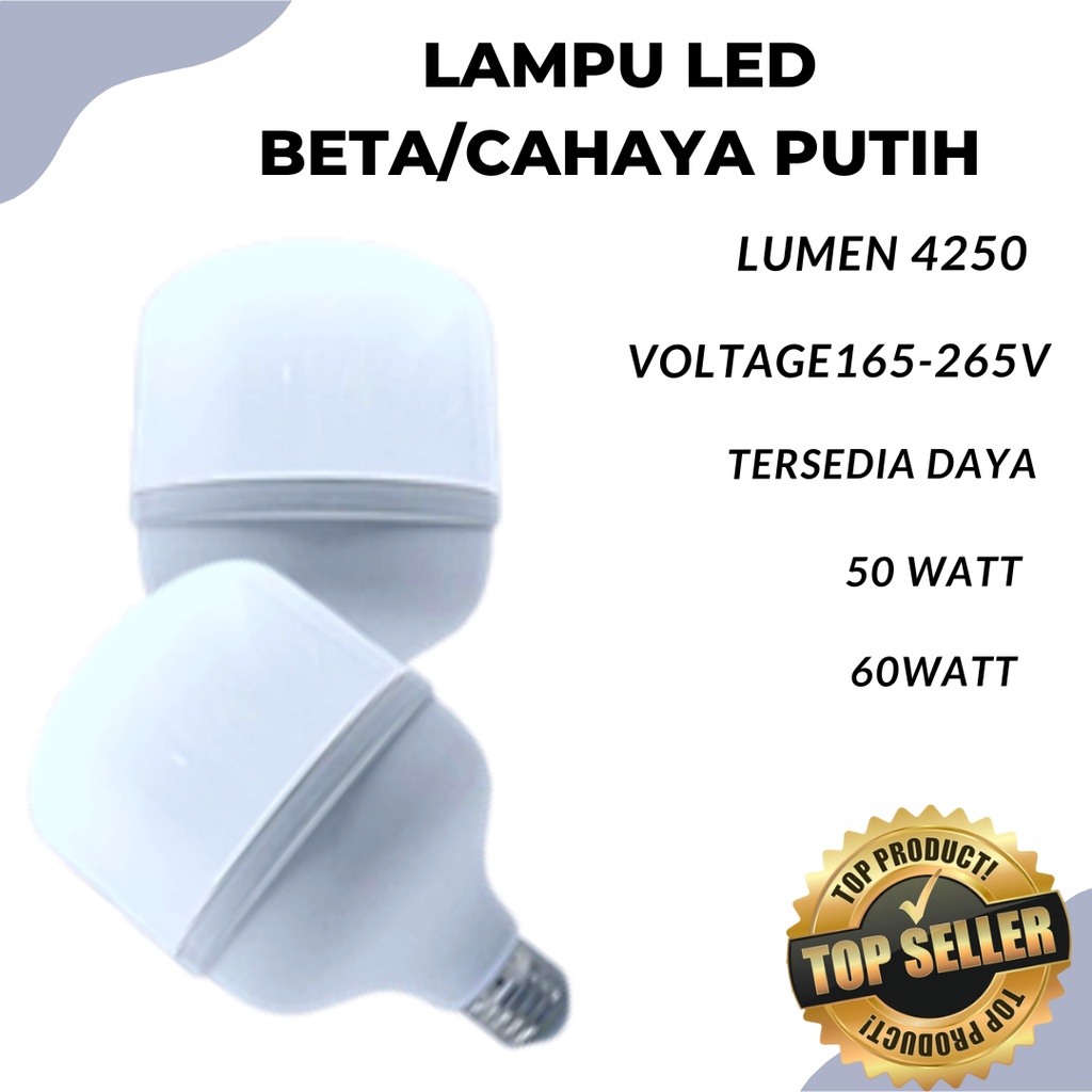 Jual lampu beta led 50 watt 60 watt | Shopee Indonesia