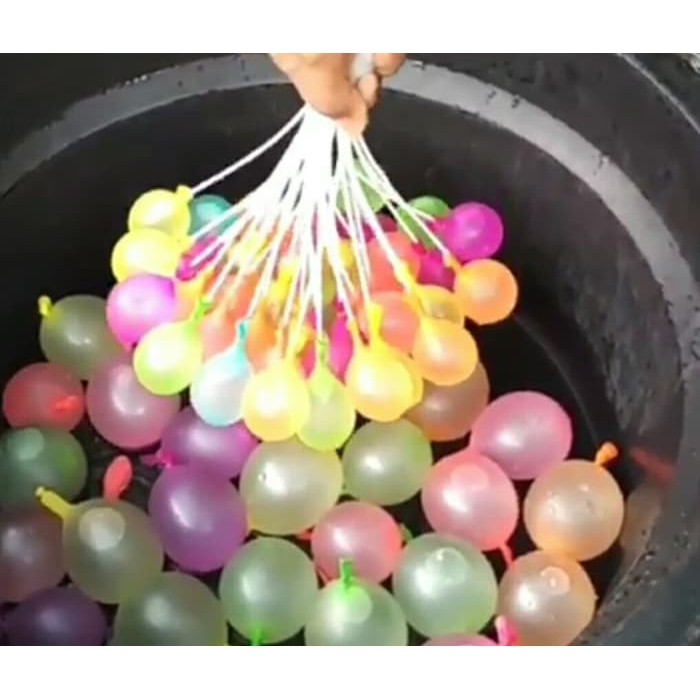 Jual Magic Ballons Water Ballon Perang Lempar Balon Air Tiup Mainan ...
