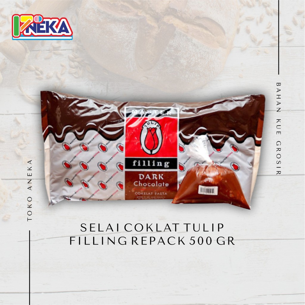 Jual Selai Coklat Tulip Filling Dark Chocolate 500gr | Shopee Indonesia
