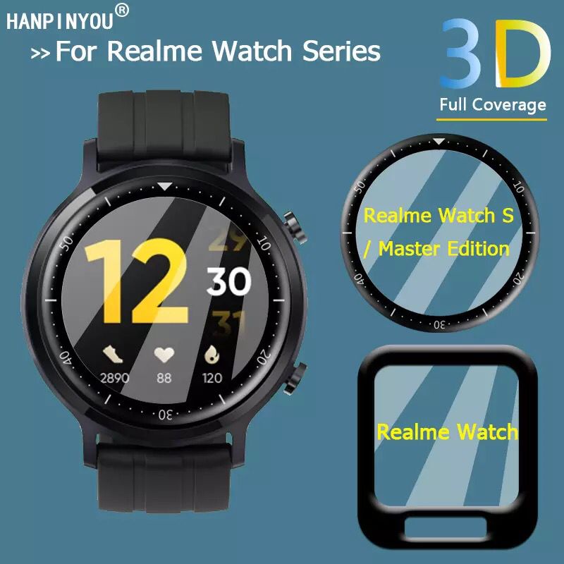 Jual Pmma Bahan TPU Realme Watch Rma161 | Realme Watch S Rma207 Film ...