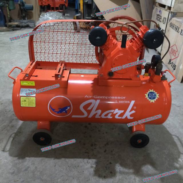 Jual Mesin Kompressor Udara 1HP Shark Tanpa Penggerak | Shopee Indonesia