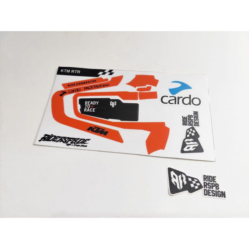 Jual KTM RTR - - STICKER GARSKIN DECAL SKIN COVER CARDO PACKTALK BOLD ...